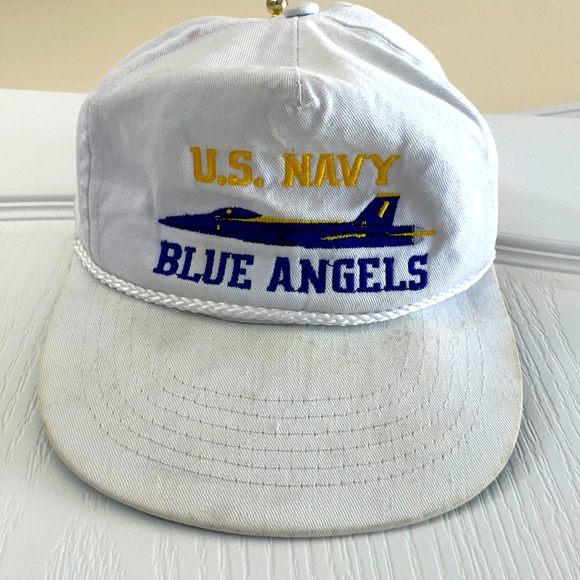 Accessories | Vintage Us Navy Blue Angels Snapback Hat | Poshmark